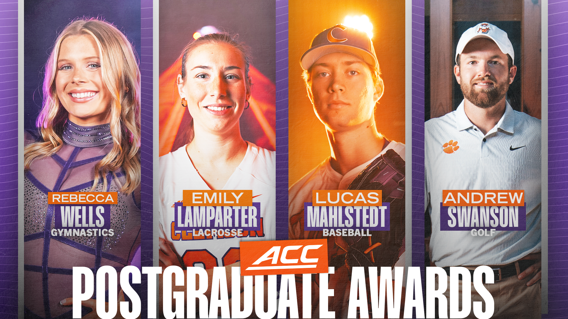 Lamparter, Mahlstedt, Swanson and Wells Earn ACC Postgraduate ...