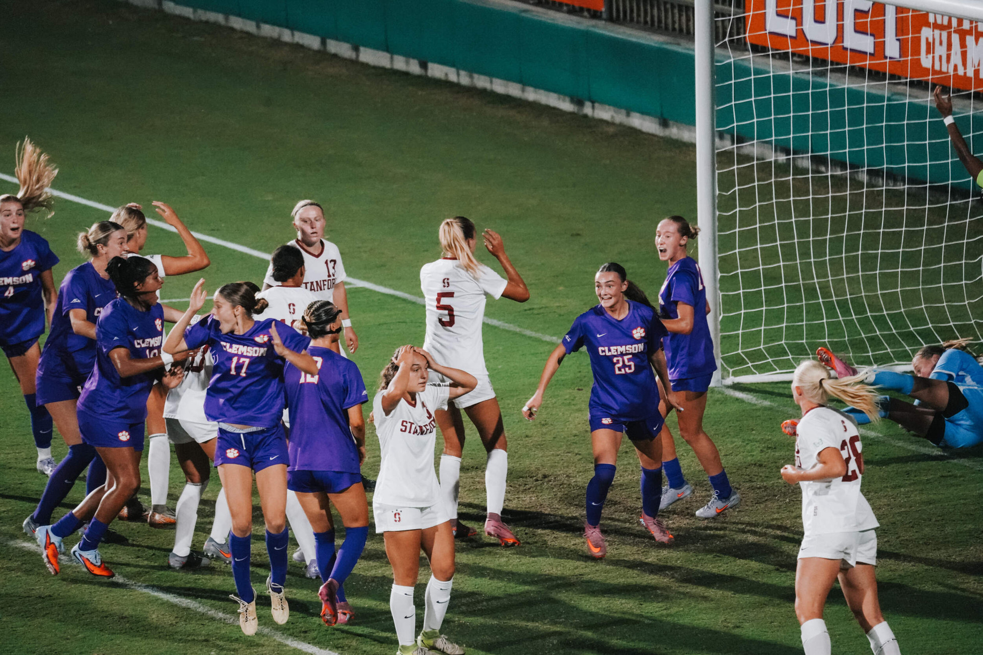 Clemson Rises From 2-0 Deficit to Draw No. 3 Stanford, 2-2 - Clemson ...