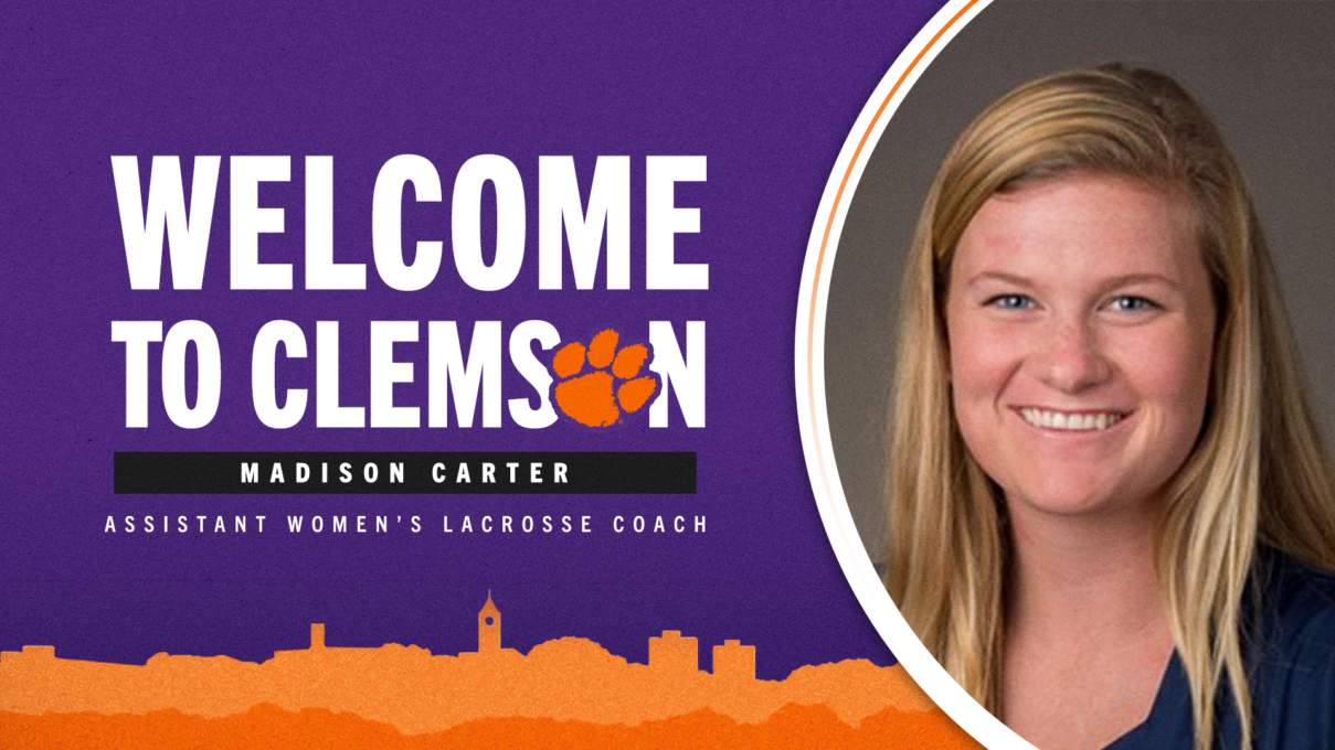 Madison Carter Hired as Assistant Women’s Lacrosse Coach – Clemson ...