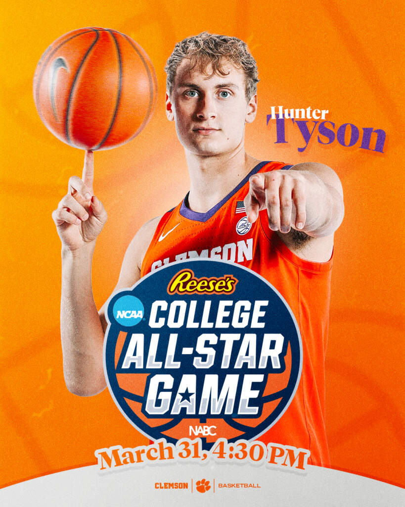 Hunter Tyson Will Play in 2023 Reese’s College All-Star Game – Clemson ...