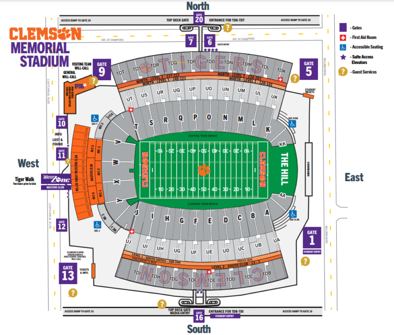 Clemson Athletics Accessibility — Clemson Tigers Official Athletics Site