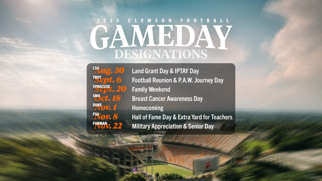 Clemson Tigers | Clemson University Athletics